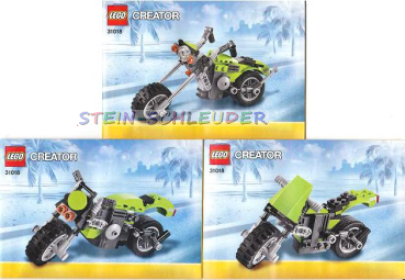 Lego Creator Bauanleitung - Highway Cruiser- (31018) - Legosteine