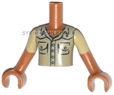 Lego Mini Doll Torso bedruckt (FTBpb006c01) - Legosteine