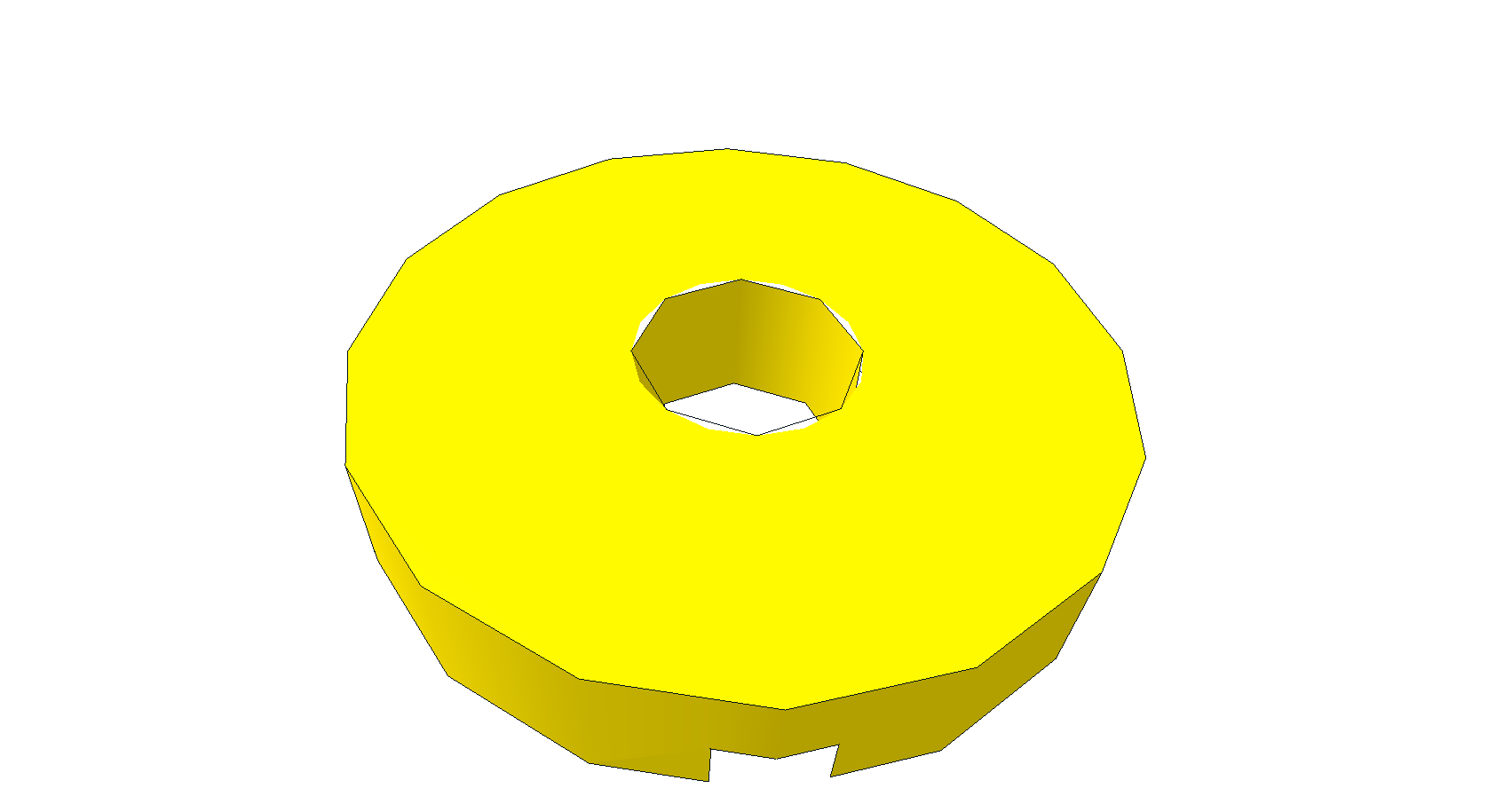 Lego Fliese 2 x 2 rund mit Loch (15535) - Legosteine