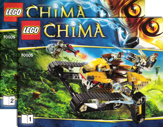 Lego Chima Bauanleitung -Laval's Royal Fighter- (70005) - Legosteine