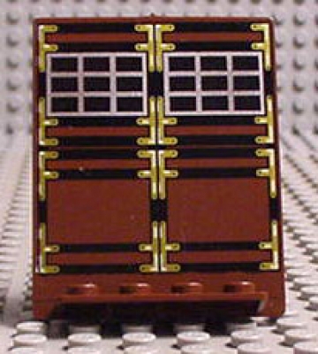 Lego Schwingtür 2 x 8 x 6 bedruckt (30102px1) - Legosteine