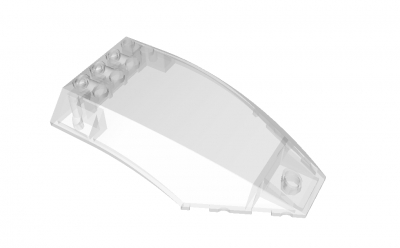 Lego Windschutz 6 x 10 x 2 abgerundet (45705) - Legosteine