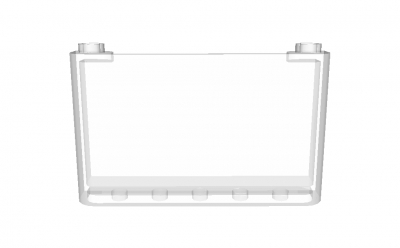 Lego Windschutz 1 x 6 x 3 (64453) - Legosteine