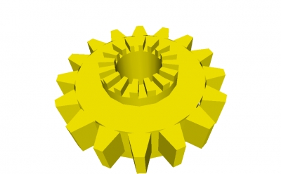 Lego Technik Zahnrad Z16 (6542) - Legosteine