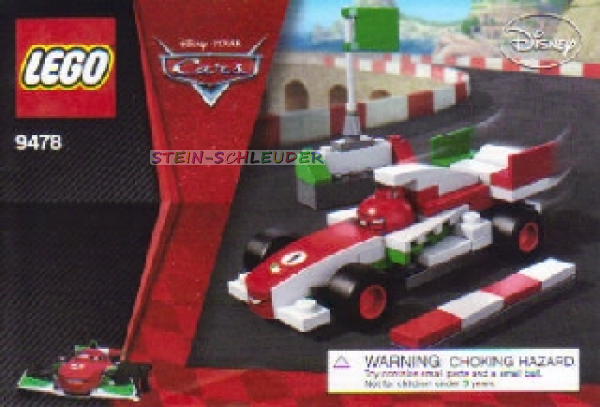 Lego Cars Bauanleitung -Francesco Bernoulli- (9478) - Legosteine