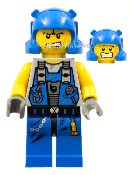 Lego Minifig Power Miners -Rex- ( 973pb0550c03) - Legosteine