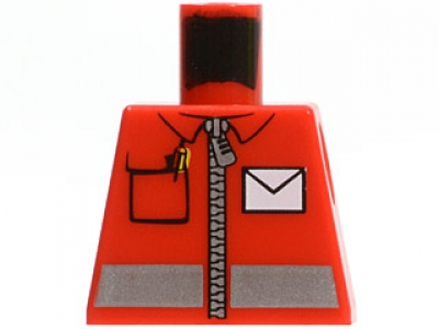Lego City Minifigur Torso -Post- (973pb459) - Legosteine