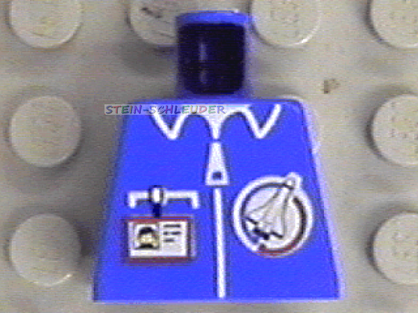 Lego Minifigur Torso -Launch Command- (973px112) - Legosteine