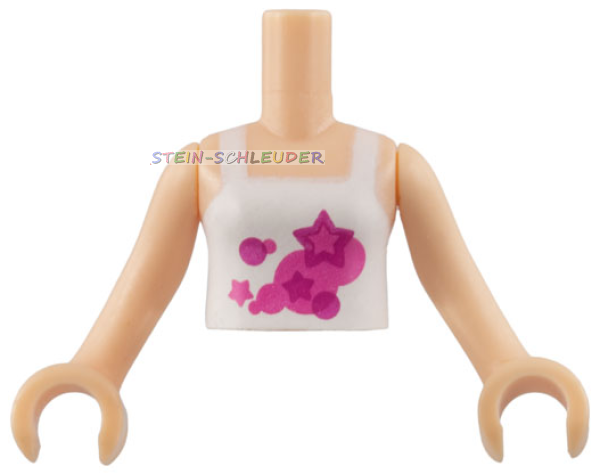 Lego Mini Doll Torso bedruckt (FTGpb002c01) - Legosteine
